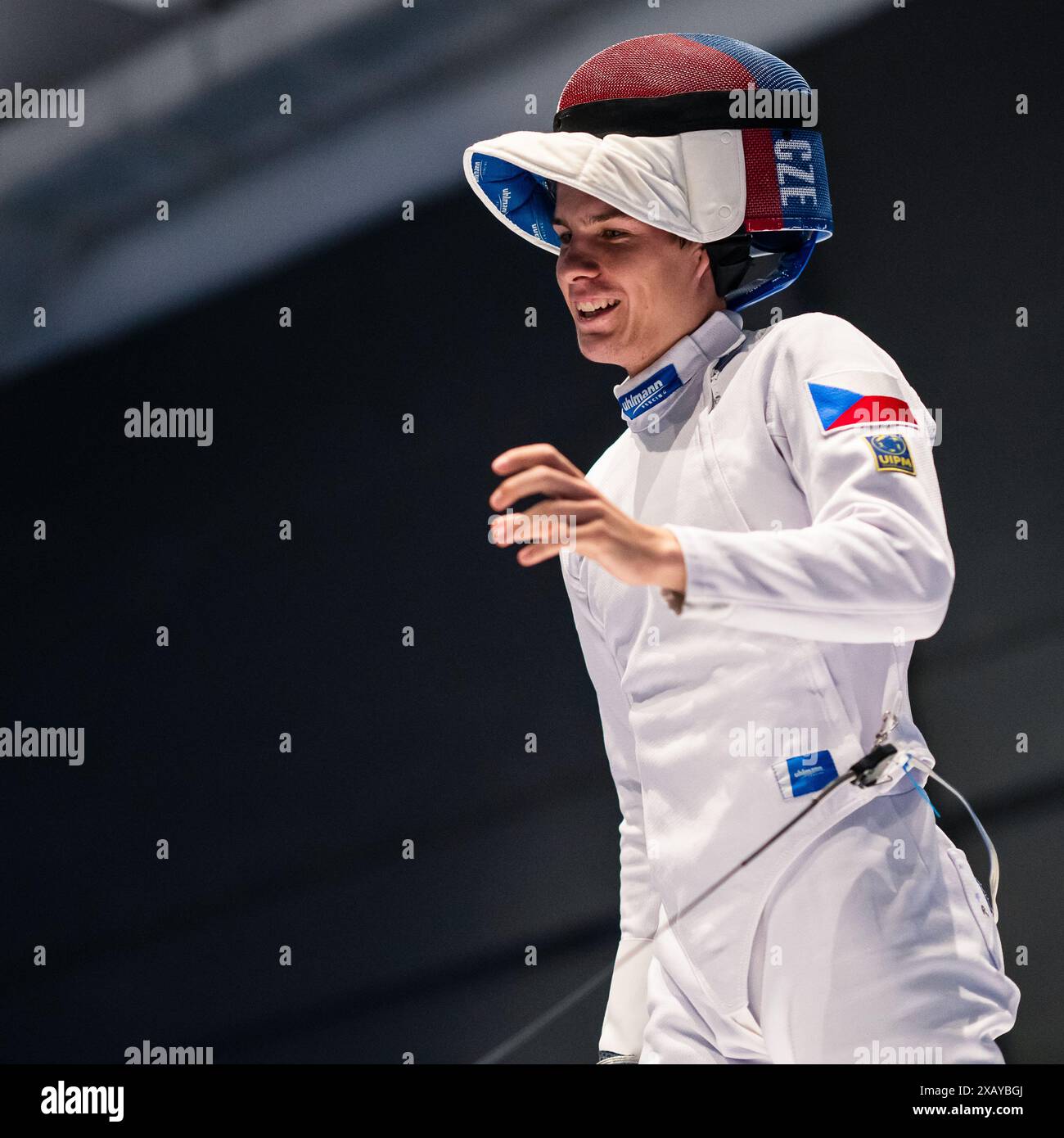 Czech Filip Houska and Matous Tuma in action during the Men's Relay in ...