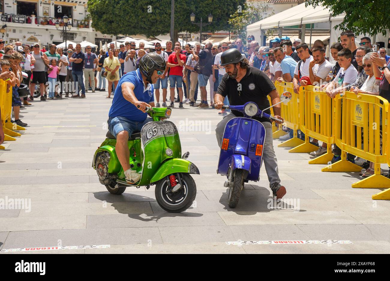 Classic motorcycles race, annual Classic motorcycle meeting in Mijas ...