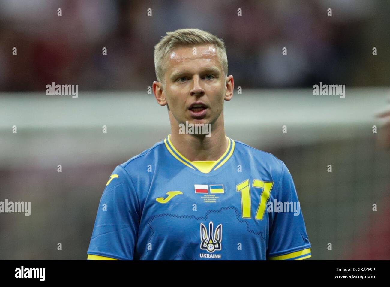 Oleksandr Zinchenko of Ukraine seen during the Friendly match between ...