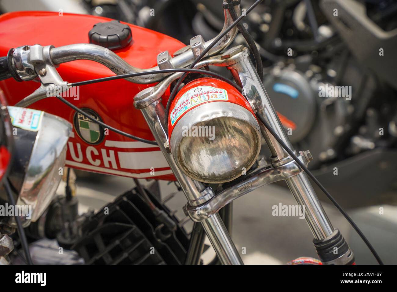 Vintage puch motorcycle hi-res stock photography and images - Alamy