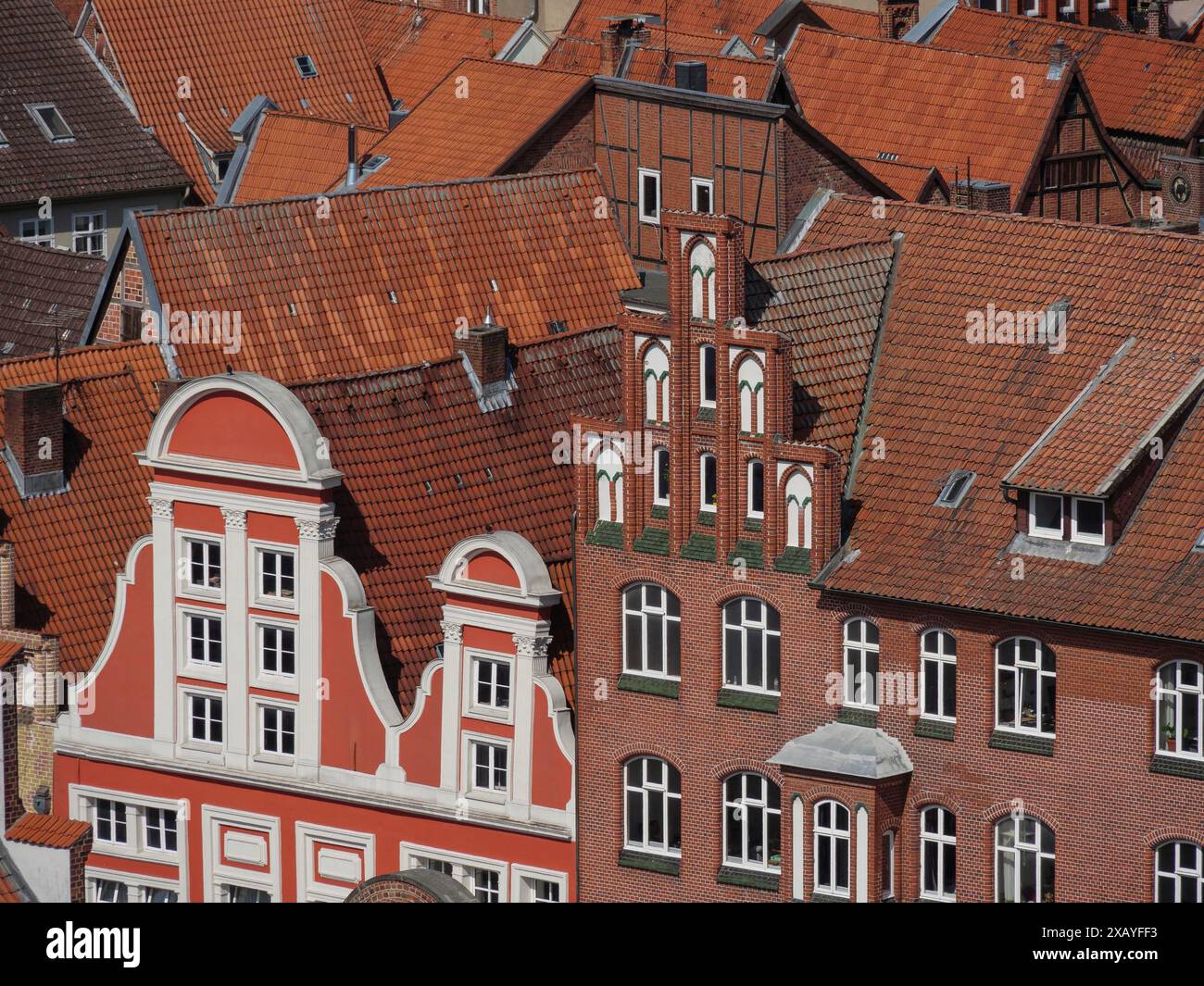 Old german red tile roof hi-res stock photography and images - Alamy