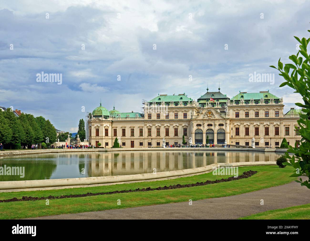 Vienna, Austria 24-05-24 Belevedere Palace a palatial palace located in ...
