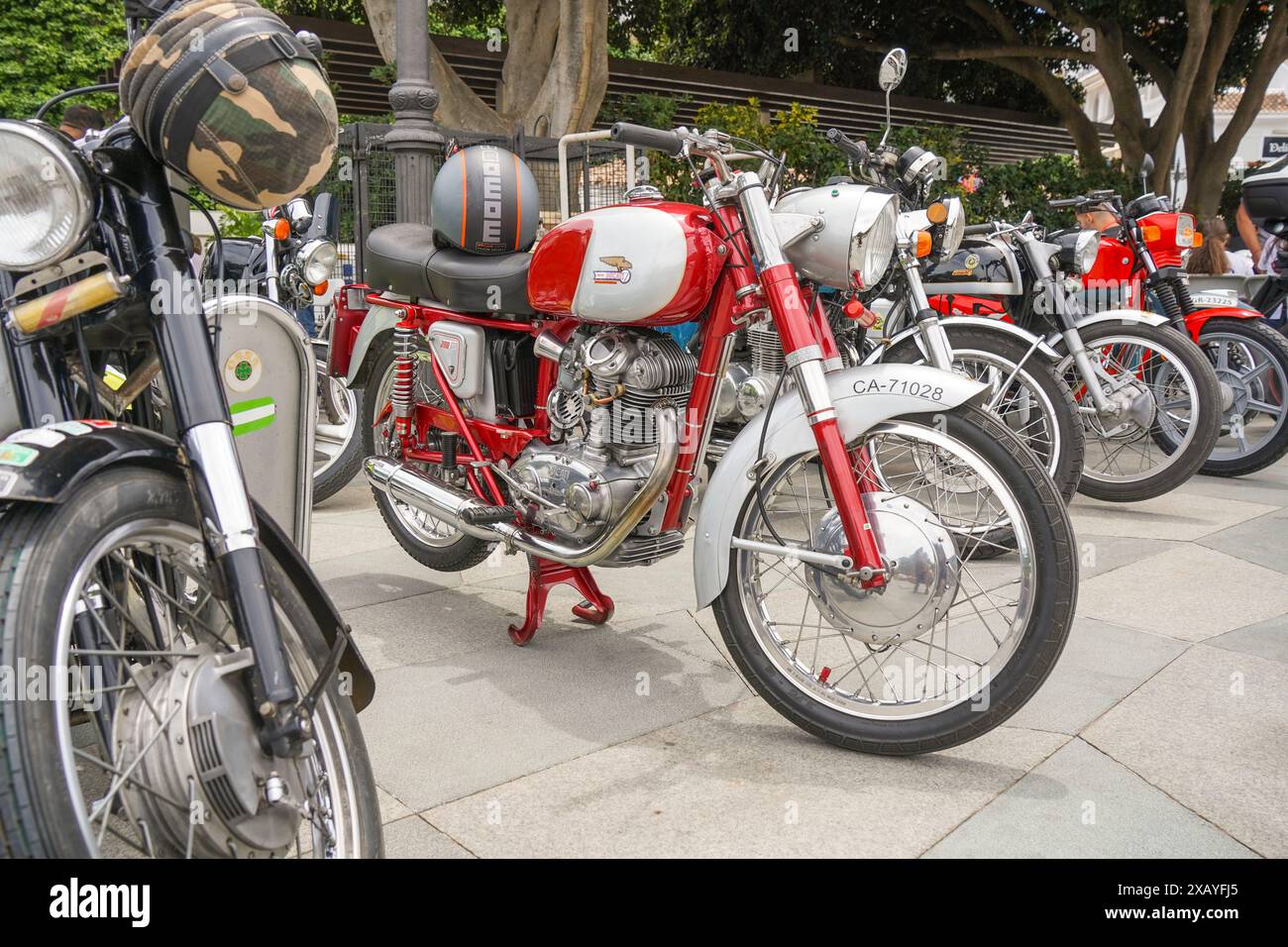 Classic Moto Ducati 200TS on display at an annual Classic motorcycle ...