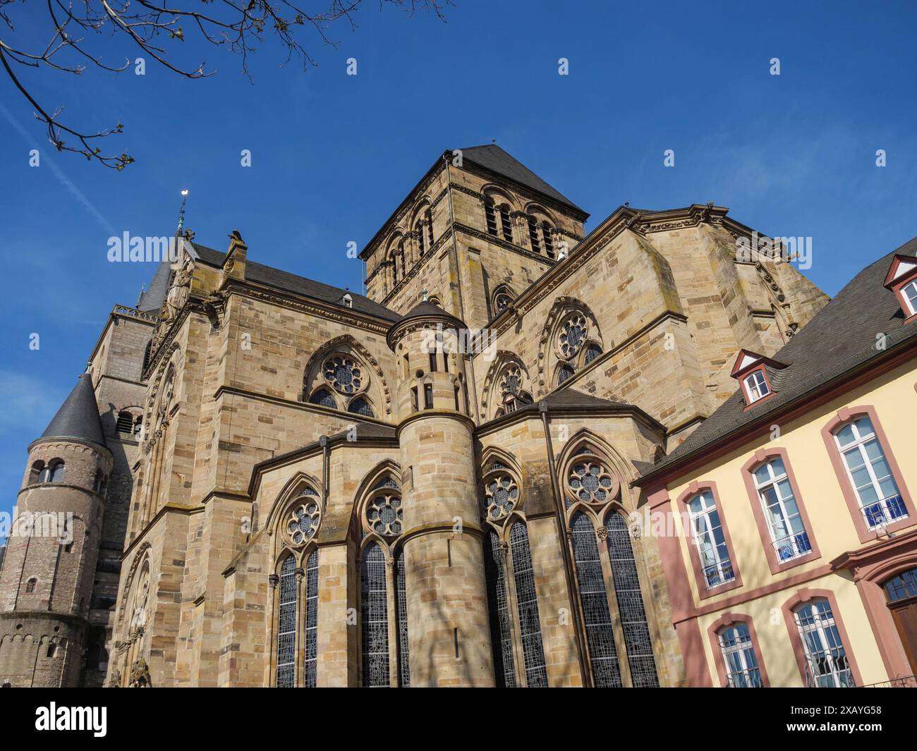 An imposing, historic church building with an elaborately designed ...