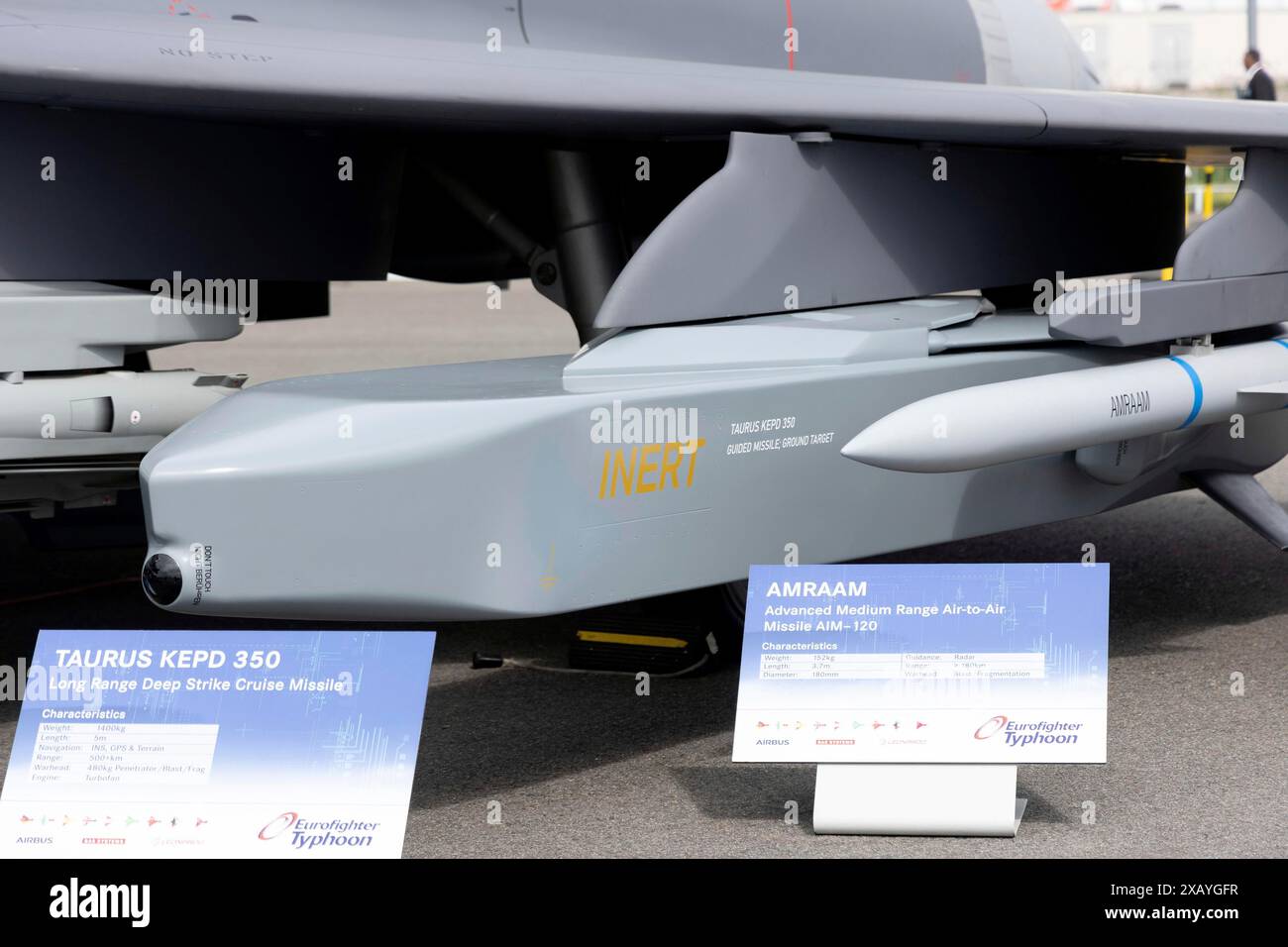 Taurus KEPD 350 cruise missile at the International Aerospace ...