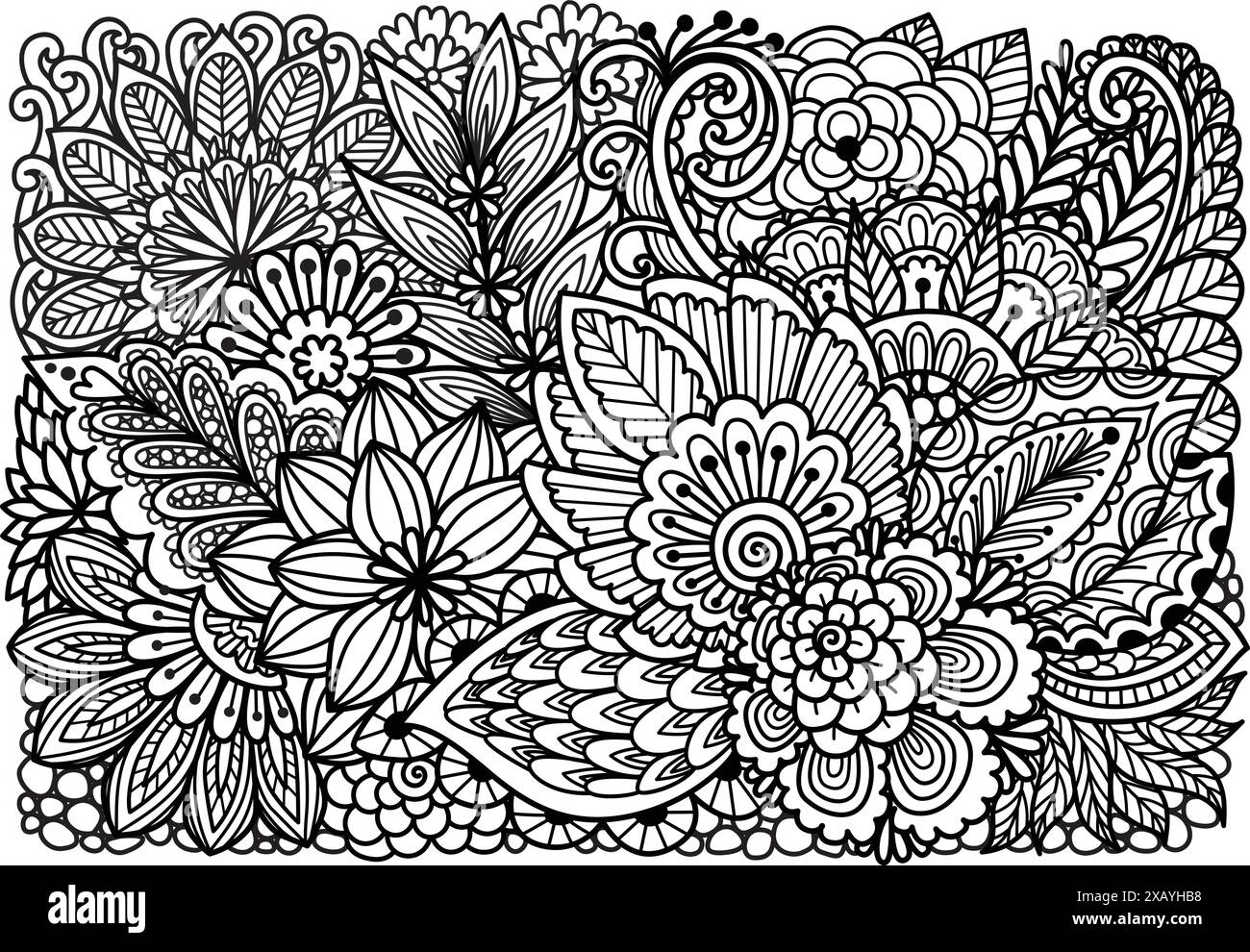 Mandala zen floral pattern for background,banner,card,decoration ...