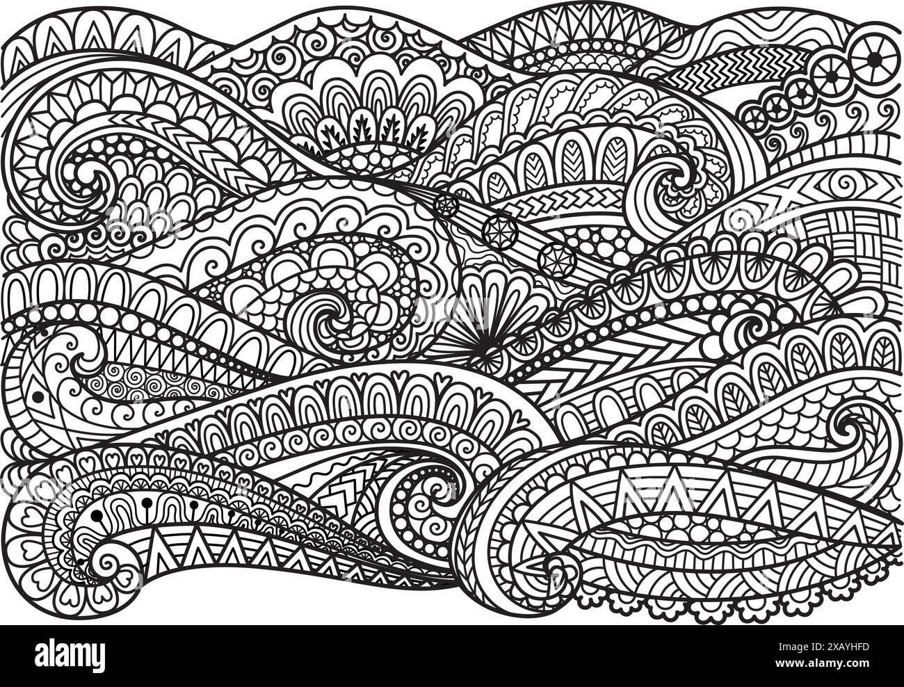Mandala zen pattern for background,banner,card,decoration,coloring book ...