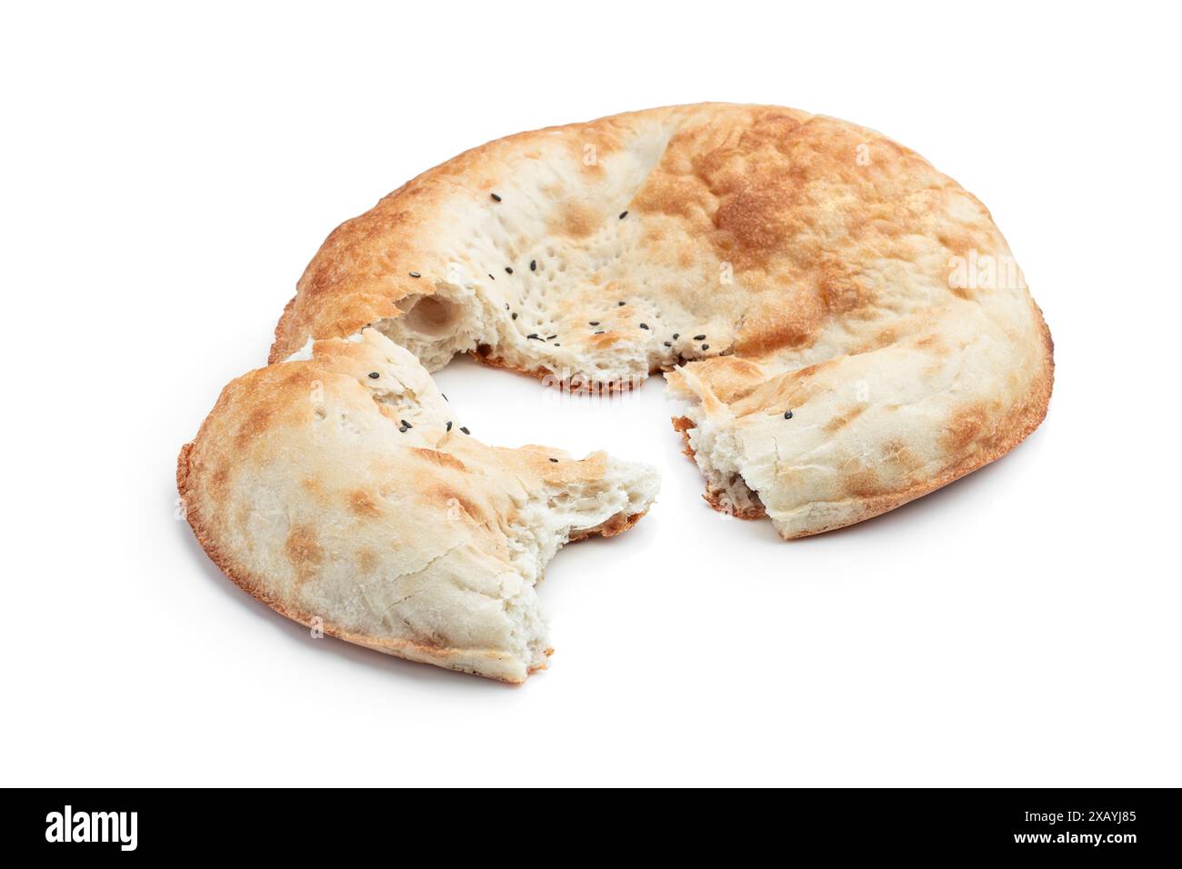 Traditional uzbek flatbread sesame hi-res stock photography and images ...