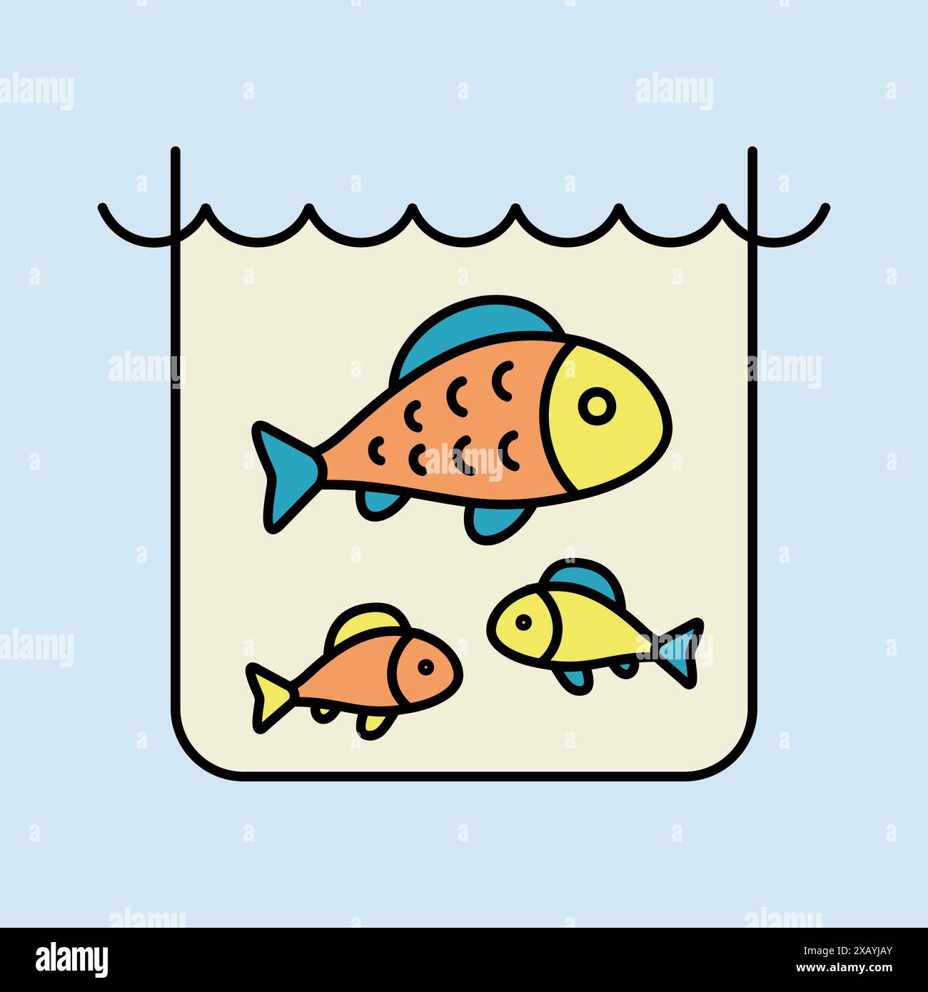 Large eyes in a web Stock Vector Images - Alamy