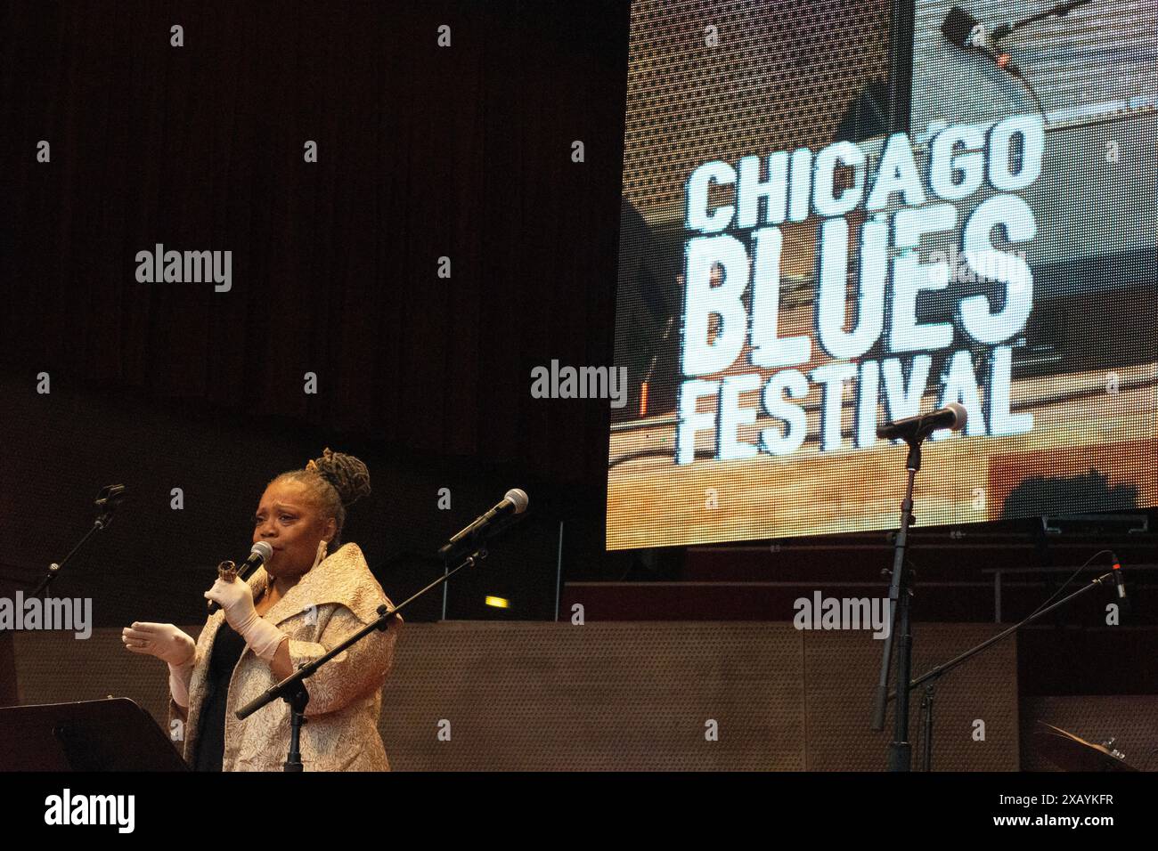 June 8, 2024, Chicago, Illinois, USA: Top Blues Performers Sing to ...