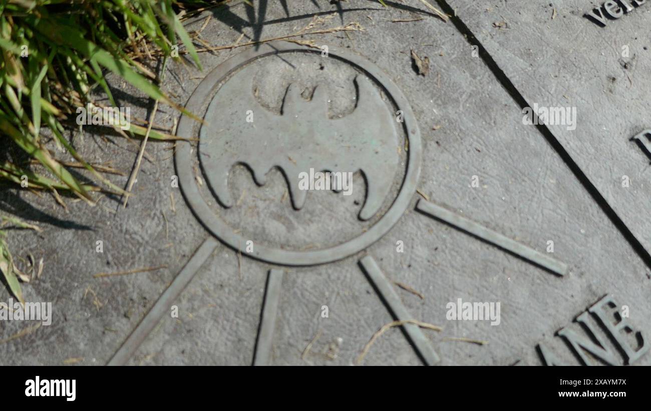 Los Angeles, California, USA 6th June 2024 Bob Kane Grave in Court of ...