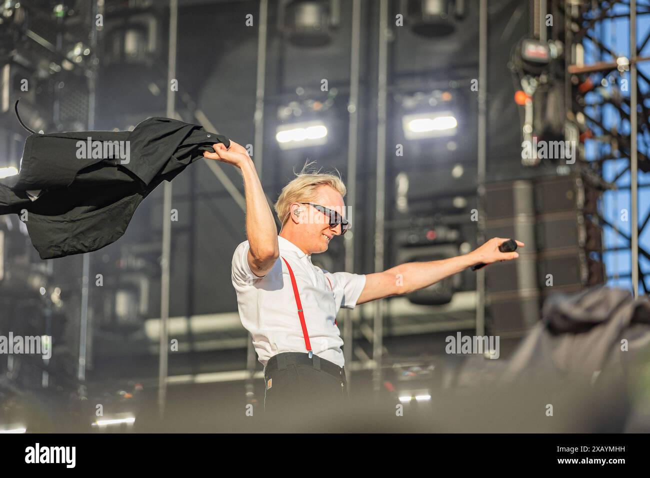 Rock am Ring 2024, Tag 3, 9.6.2024 Die Chemnitzer Band Kraftklub mit ...