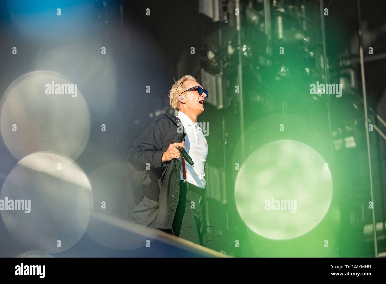 Rock am Ring 2024, Tag 3, 9.6.2024 Die Chemnitzer Band Kraftklub mit ...