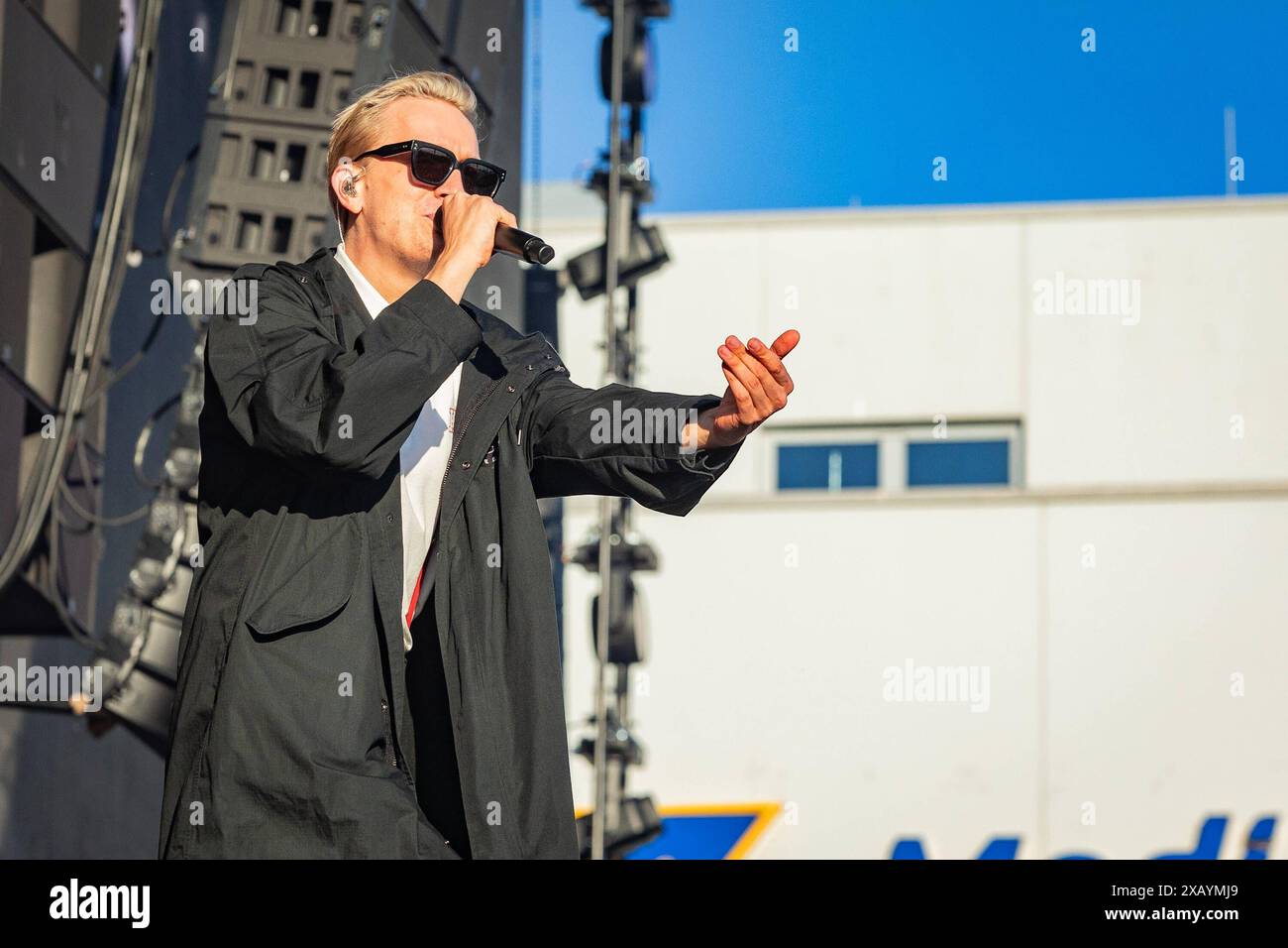 Rock am Ring 2024, Tag 3, 9.6.2024 Die Chemnitzer Band Kraftklub mit ...