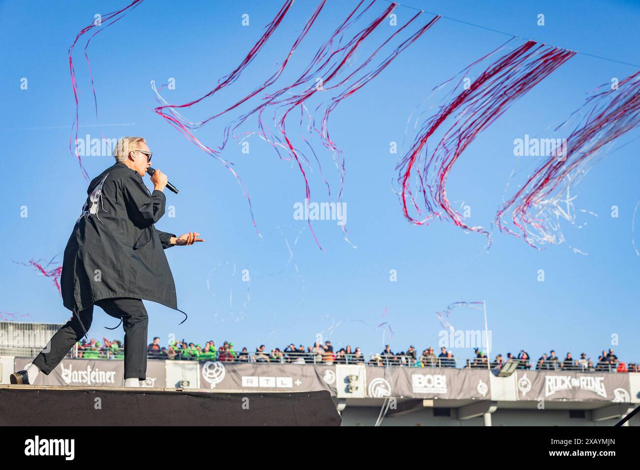 Rock am Ring 2024, Tag 3, 9.6.2024 Die Chemnitzer Band Kraftklub mit ...