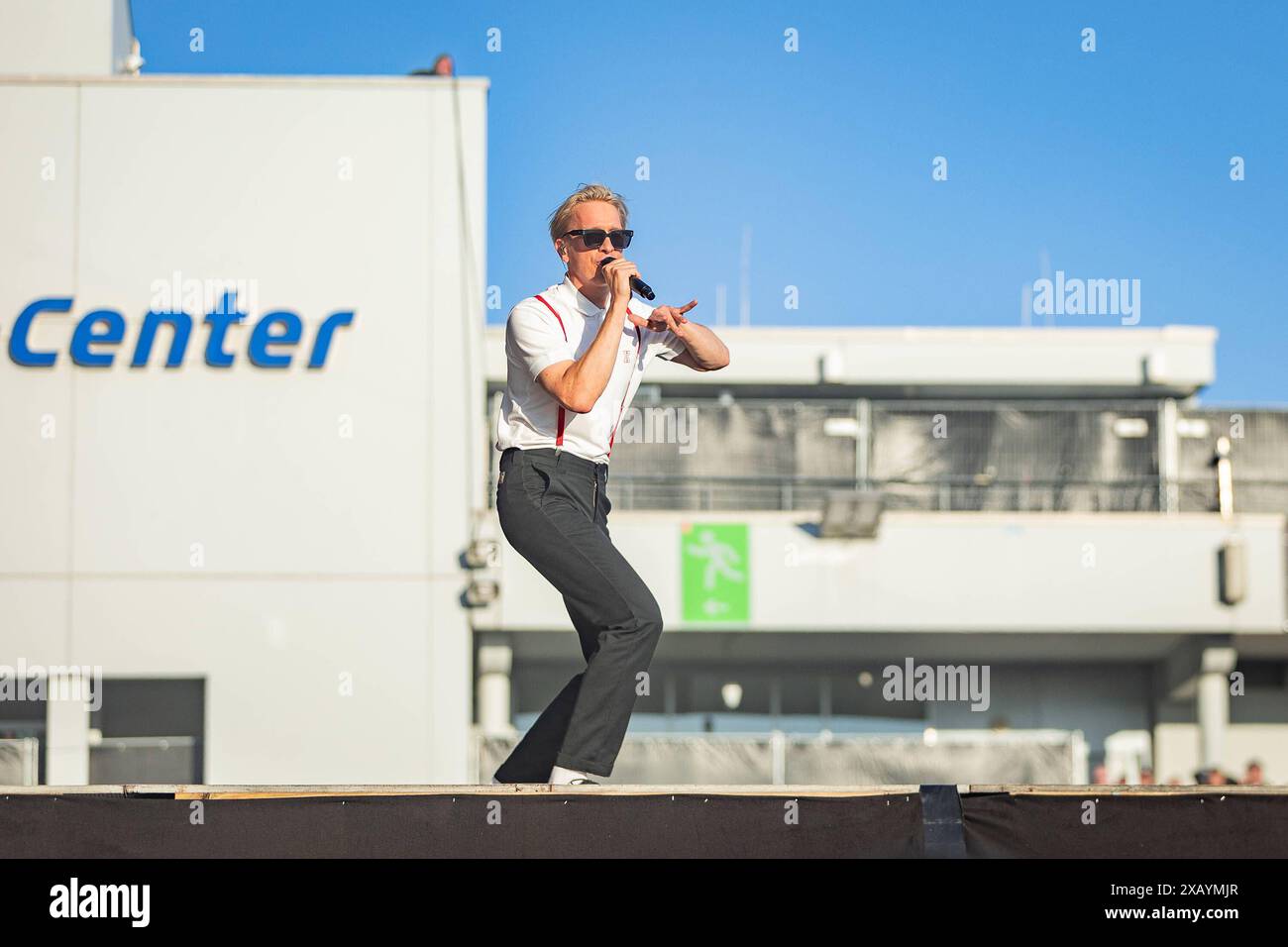 Rock am Ring 2024, Tag 3, 9.6.2024 Die Chemnitzer Band Kraftklub mit ...
