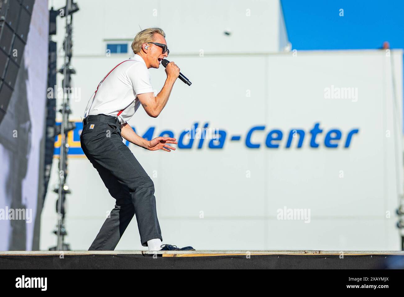 Rock am Ring 2024, Tag 3, 9.6.2024 Die Chemnitzer Band Kraftklub mit ...