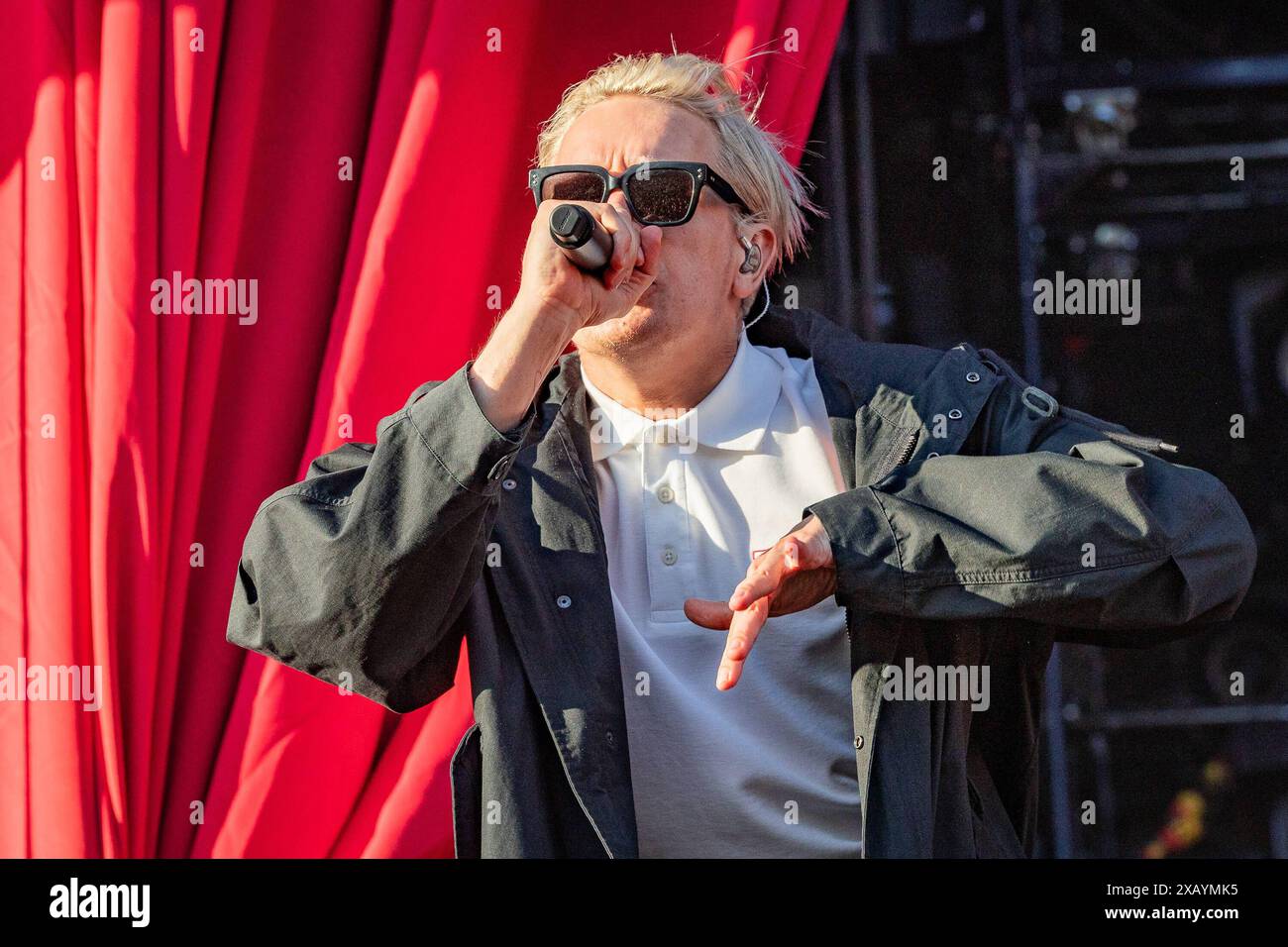Rock am Ring 2024, Tag 3, 9.6.2024 Die Chemnitzer Band Kraftklub mit ...