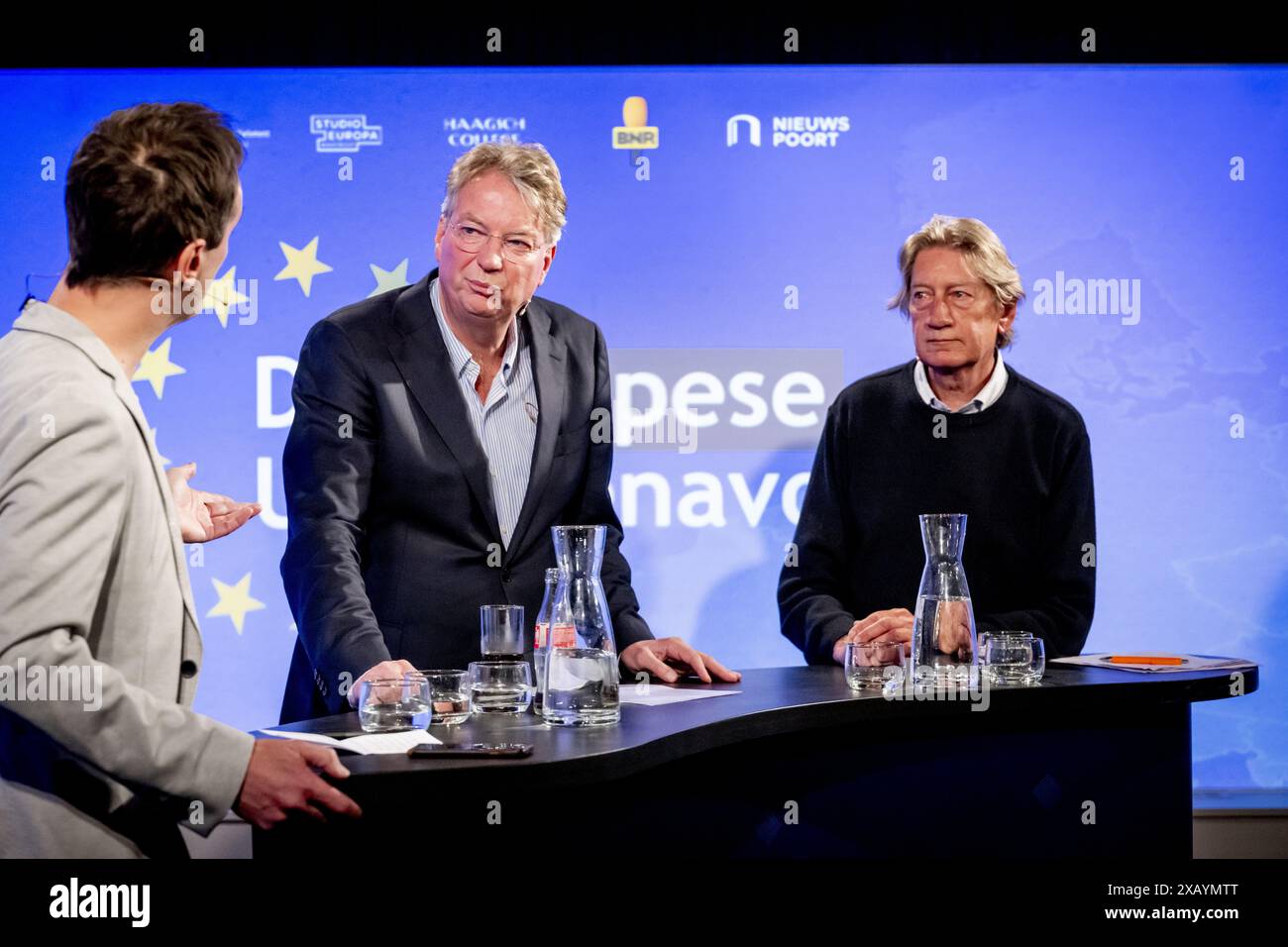 Netherlands. 09th June, 2024. THE HAGUE - Rob de Wijk and Arend Jan ...