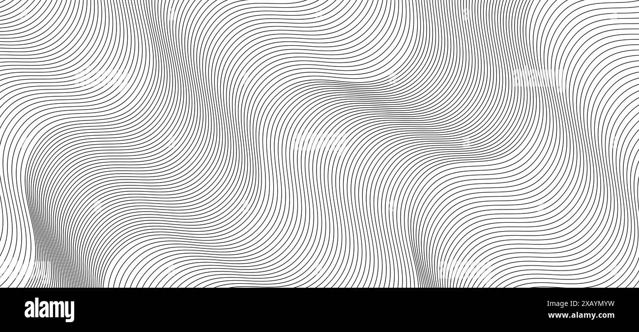 wavy horizontal pattern for background. Vector illustration Stock ...