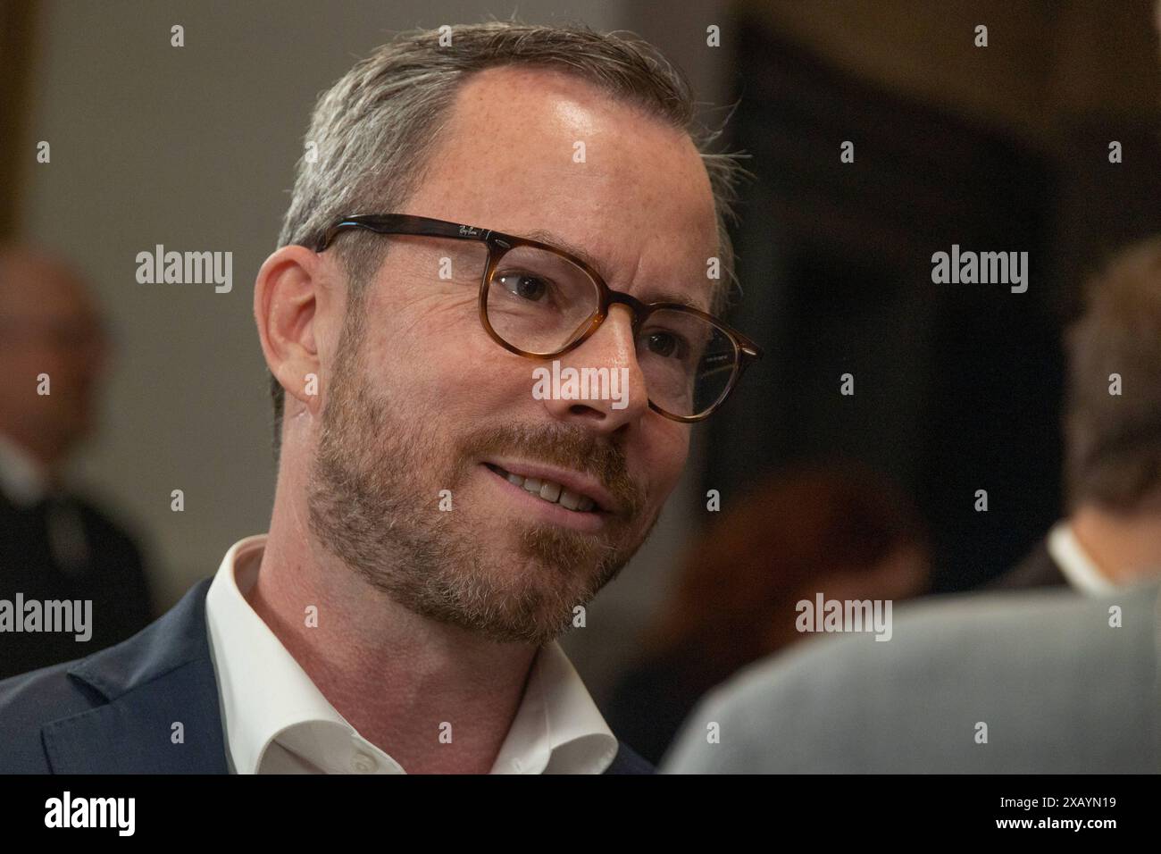 Former Member of the Folketing, Jakob Ellemann-Jensen of the Liberal ...