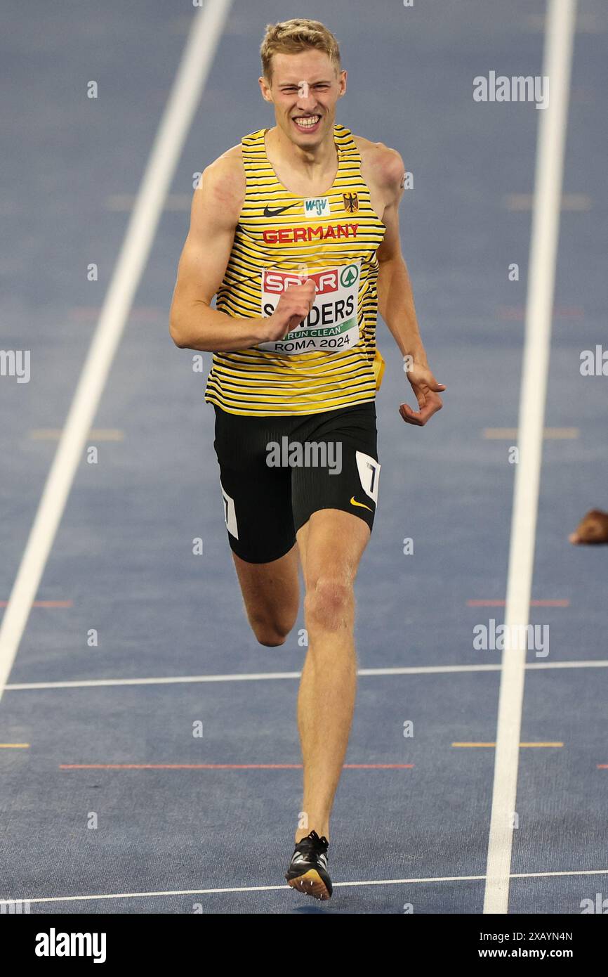 09 June 2024, Italy, Rom: Athletics: European Championships, 400 meters ...