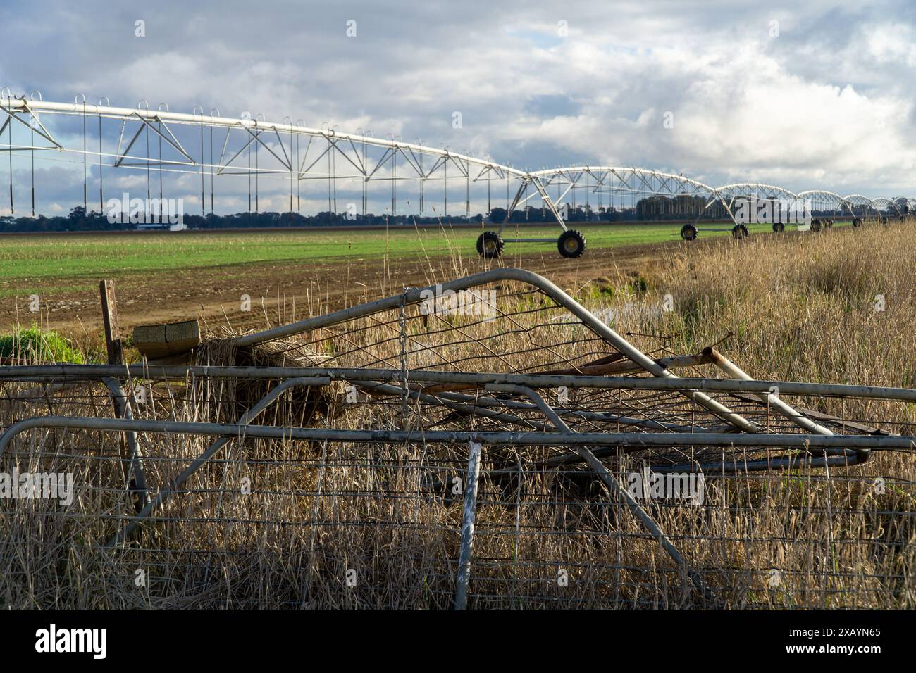 Farm irrigation equipment on the driest continent in the world Stock ...