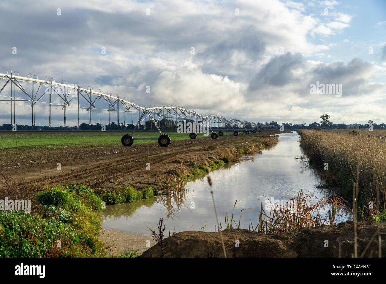 Farm irrigation equipment on the driest continent in the world Stock ...