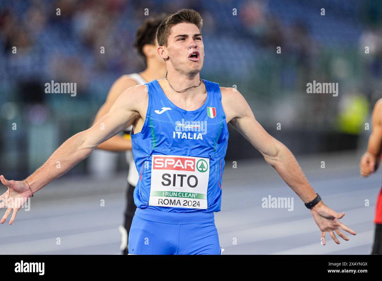 ROME, ITALY - JUNE 9: Luca Sito of Italy competes in the 400m Men Semi ...
