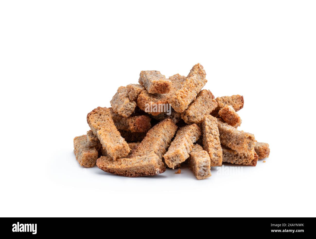 Rye Bread crackers isolated on white background Stock Photo - Alamy