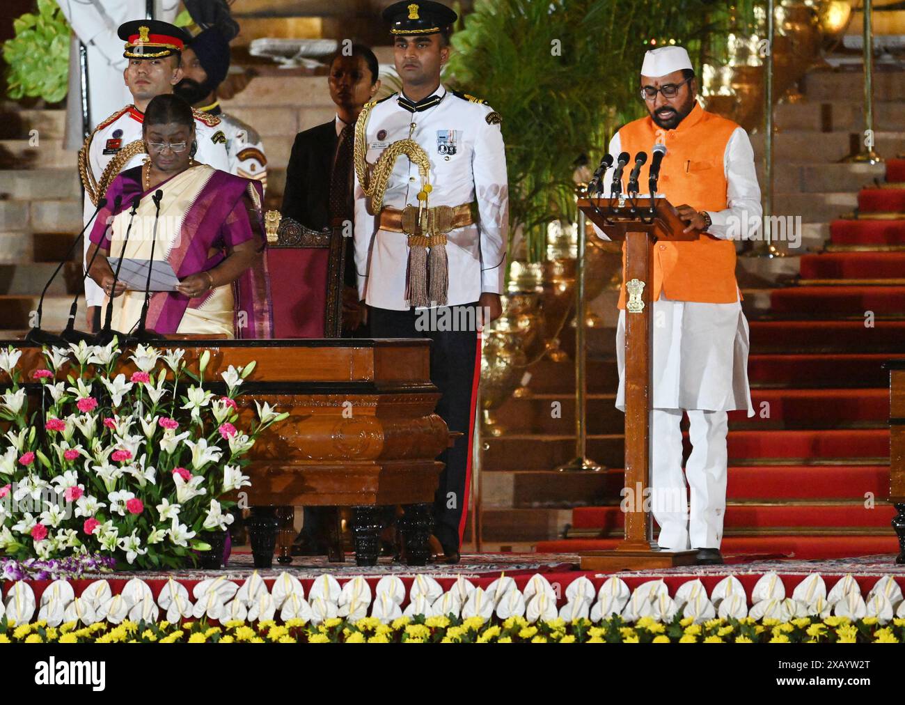 NEW DELHI, INDIA - JUNE 9: Shiv Sena leader Pratap Rao Jadhav takes ...