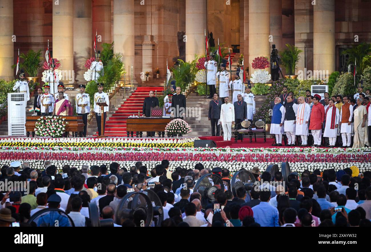 NEW DELHI, INDIA - JUNE 9: Prime Minister Narendra Modi along with the ...