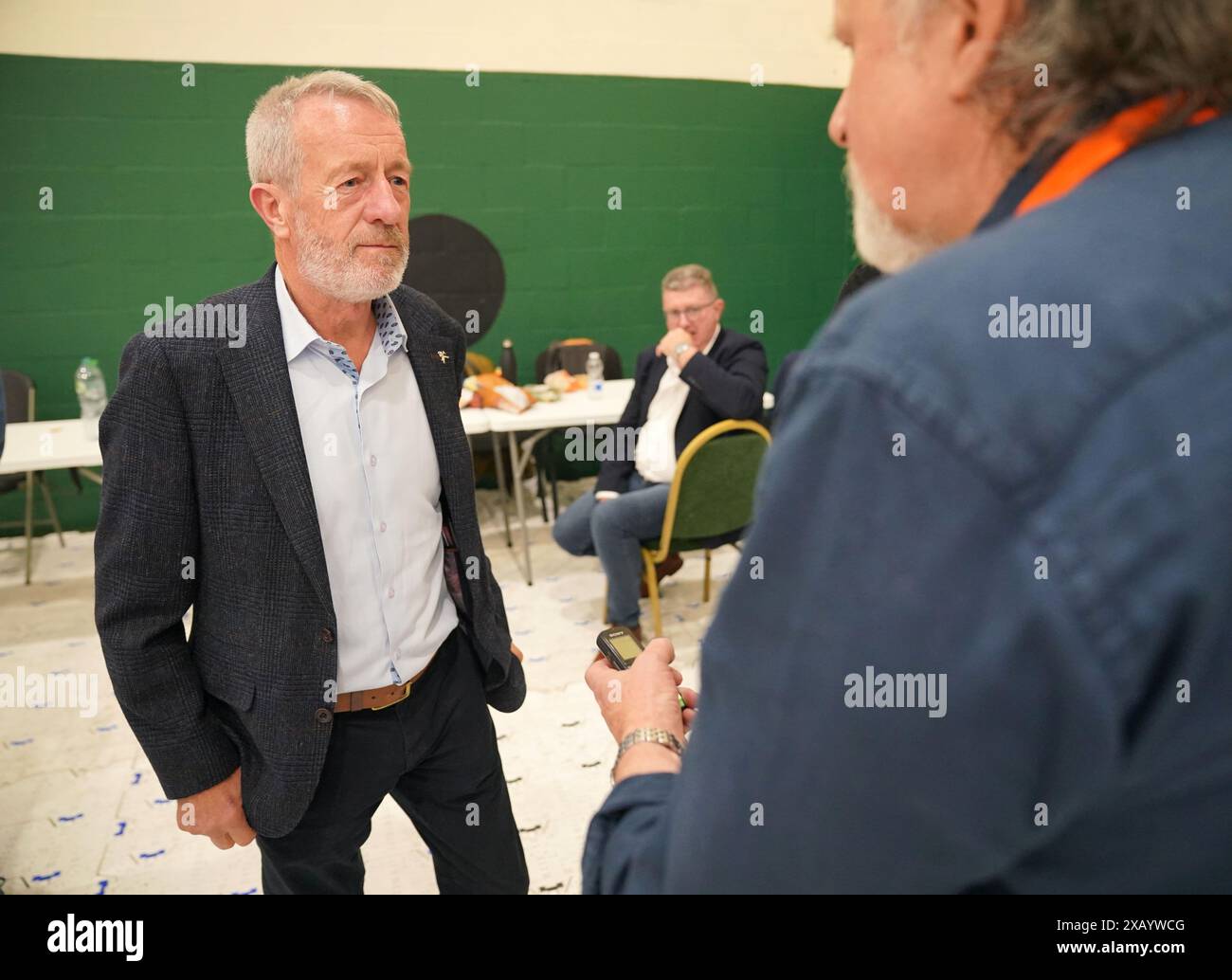 MEP Sean Kelly visits Nemo Rangers GAA club in Cork, Ireland during the ...