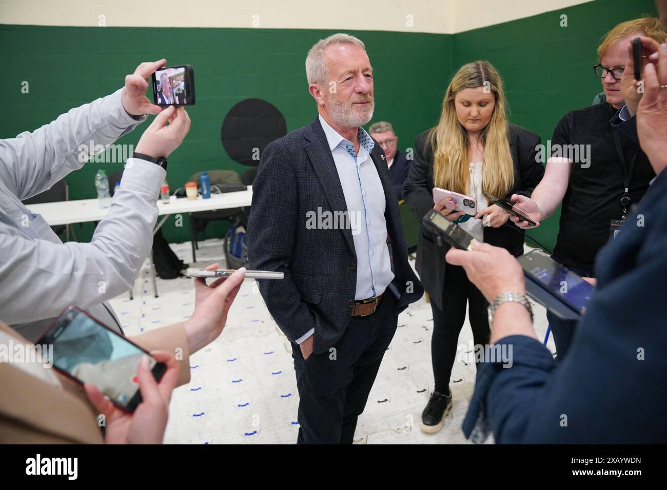 MEP Sean Kelly visits Nemo Rangers GAA club in Cork, Ireland during the ...