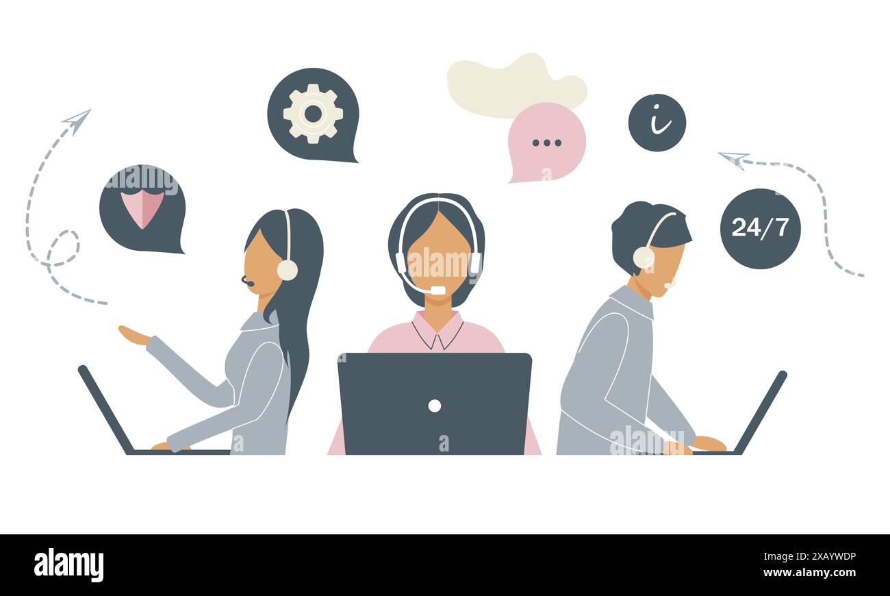 Diversity workers laptop Cut Out Stock Images & Pictures - Alamy