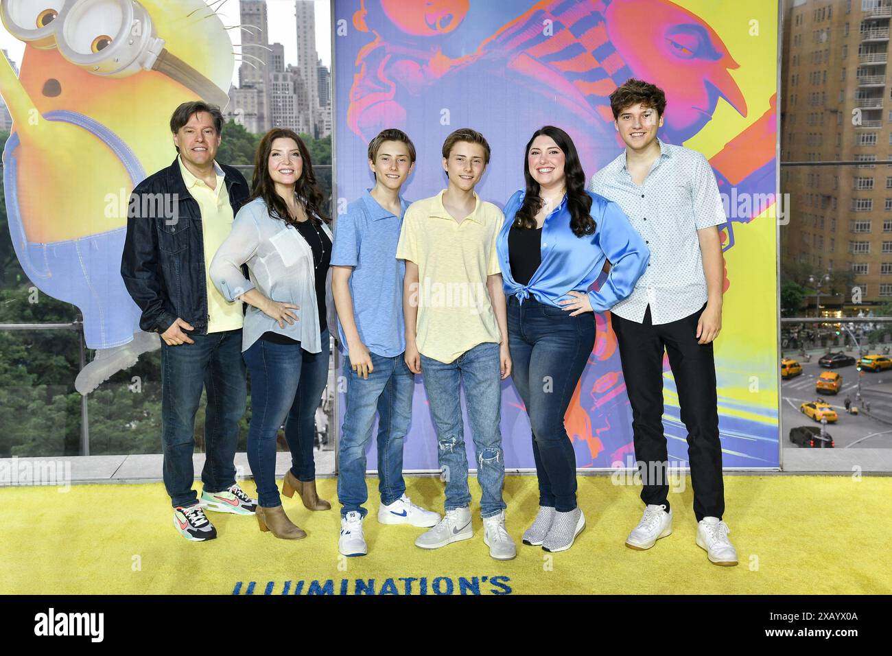 The Sharpe Family Singers attend the premiere of "Despicable Me 4" at ...