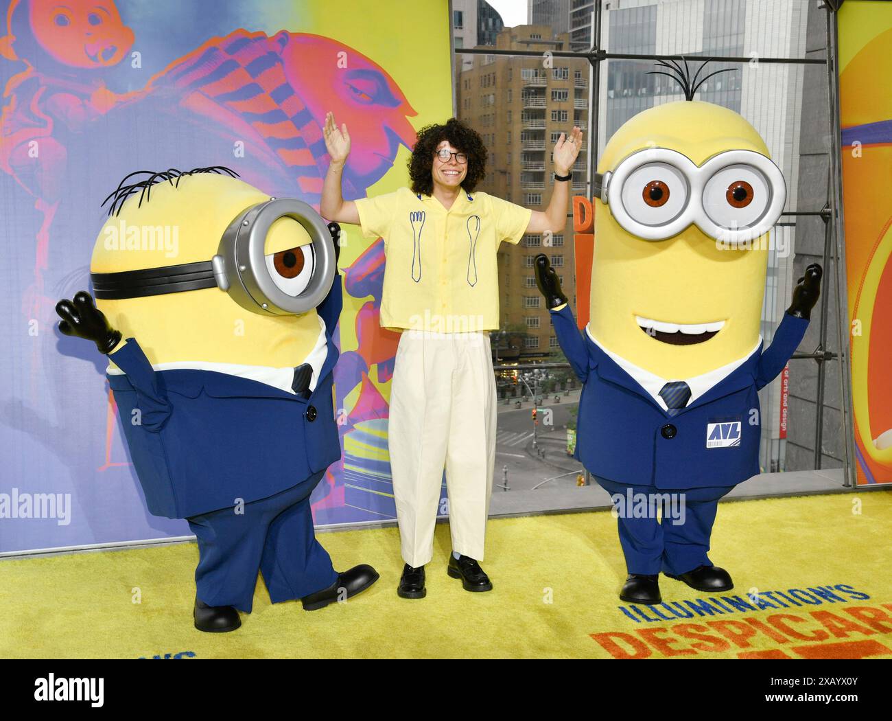 Reece Feldman attends the premiere of "Despicable Me 4" at Rose Theater ...