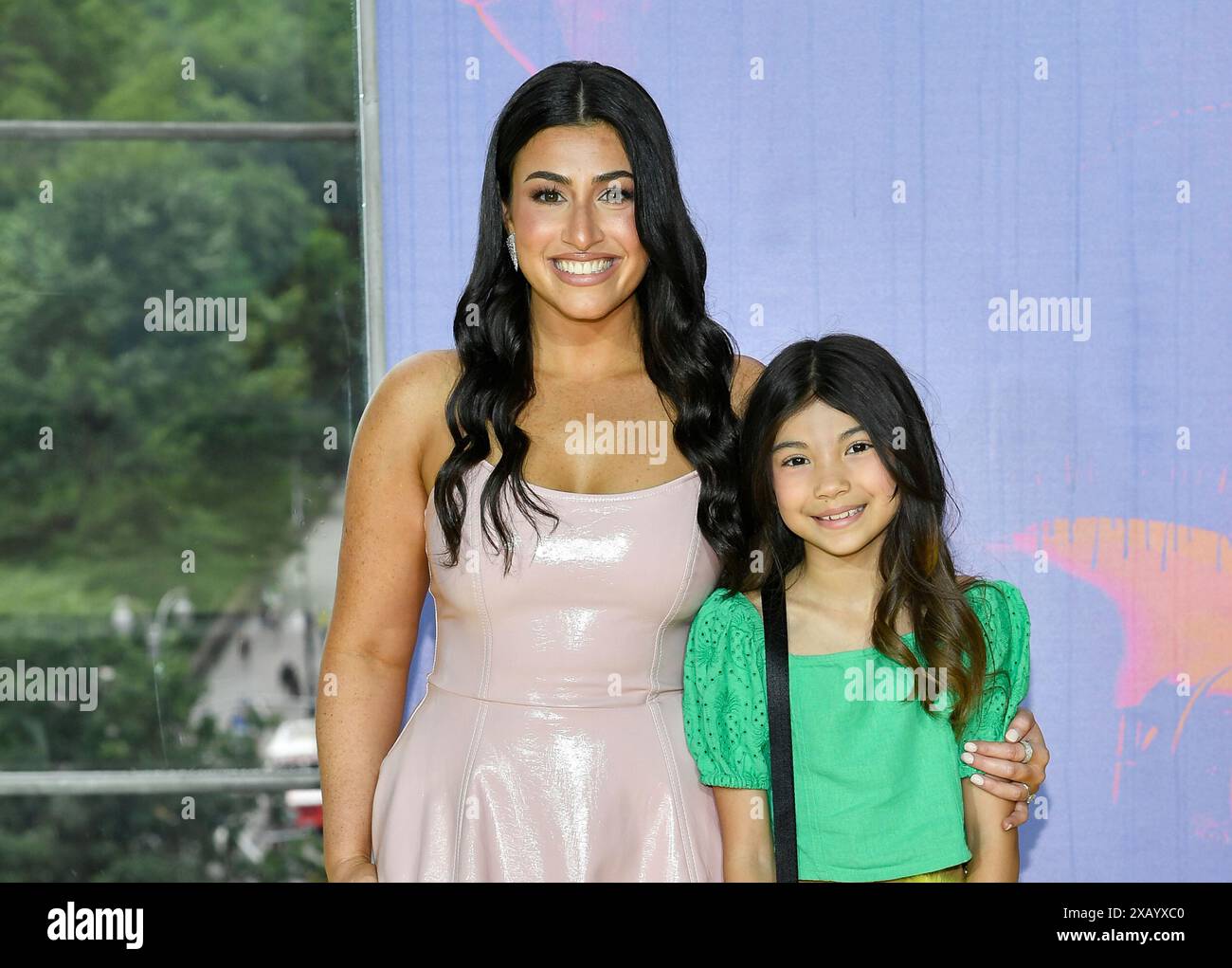 Dana Gaier, left, and Madison Polan attend the premiere of "Despicable ...