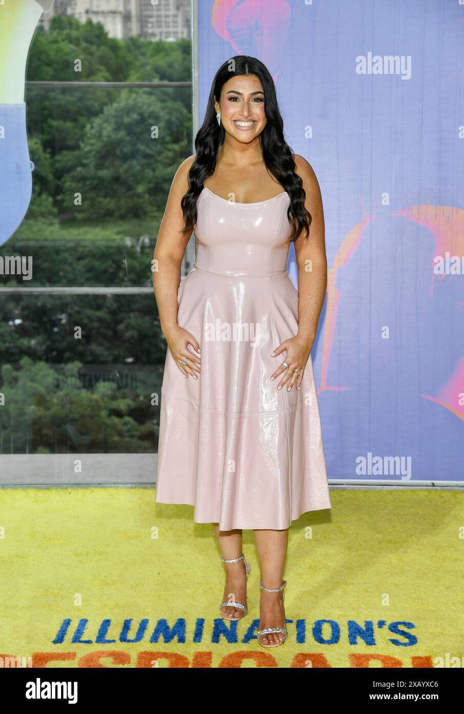 Dana Gaier attends the premiere of "Despicable Me 4" at Rose Theater ...