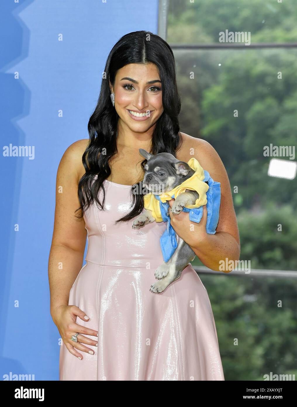 Dana Gaier attends the premiere of "Despicable Me 4" at Rose Theater ...