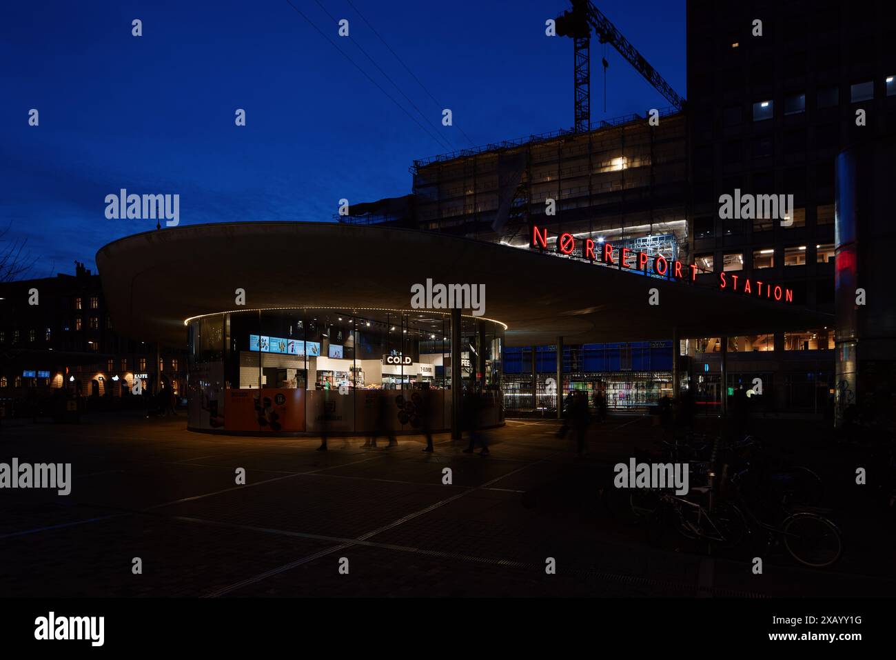 Nørreport Station, evening; Copenhagen, Denmark Stock Photo - Alamy