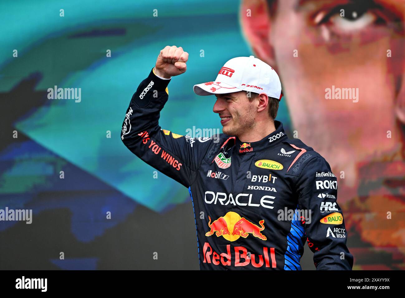 Max verstappen canada 2024 podium hi-res stock photography and images ...