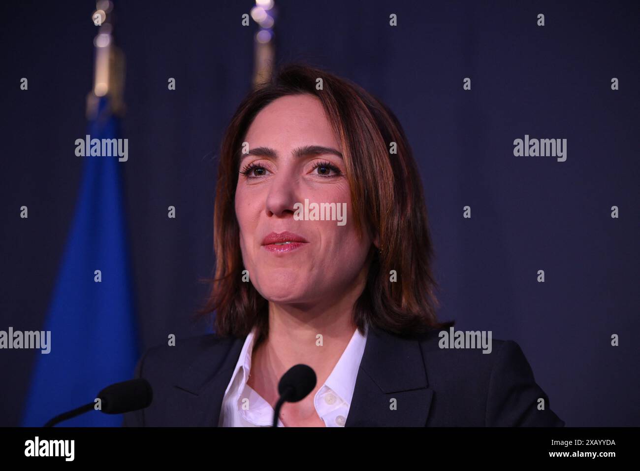 Paris, France. 09th June, 2024. France's group Renew (Renaissance ...