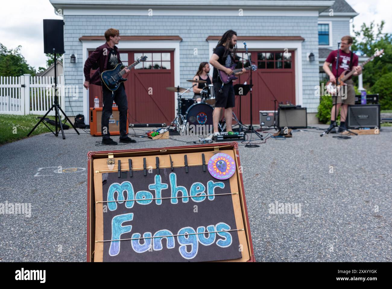 Mother Fungus, Boston-based psychedelic rock band, playing an energetic ...