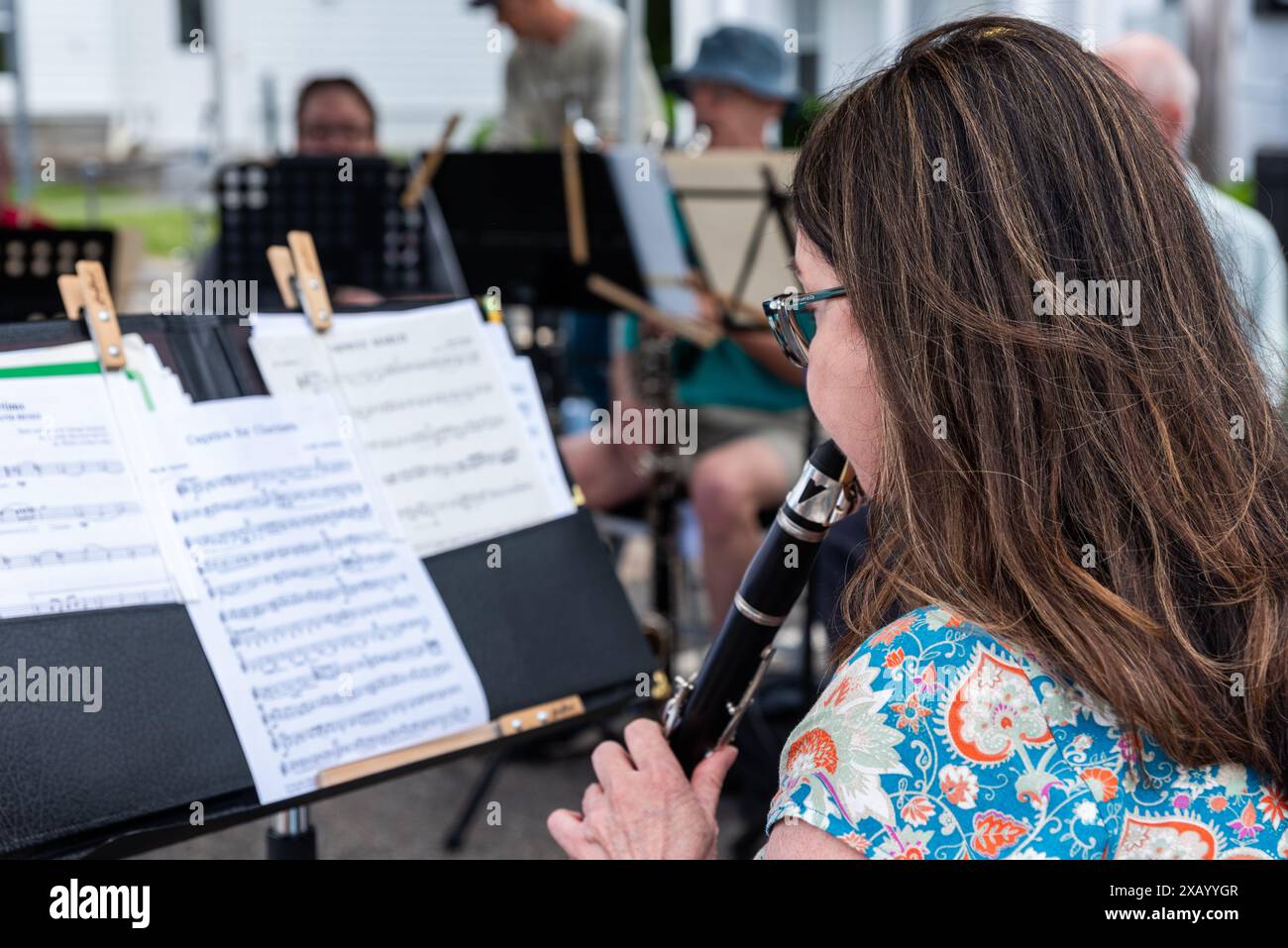 Grenadilla Gang Clarinet Choir performing at the Harvey Wheeler ...
