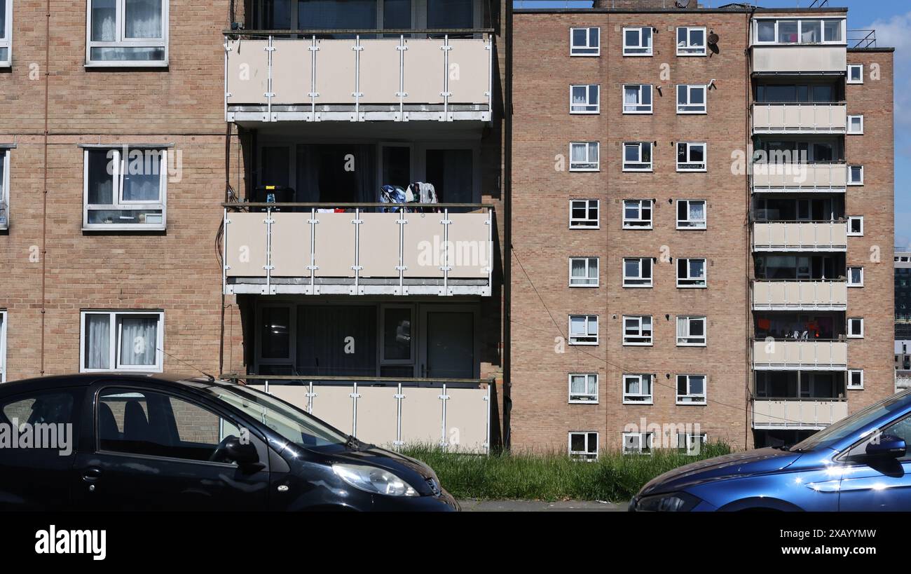 Council housing in Brighton, UK Stock Photo - Alamy
