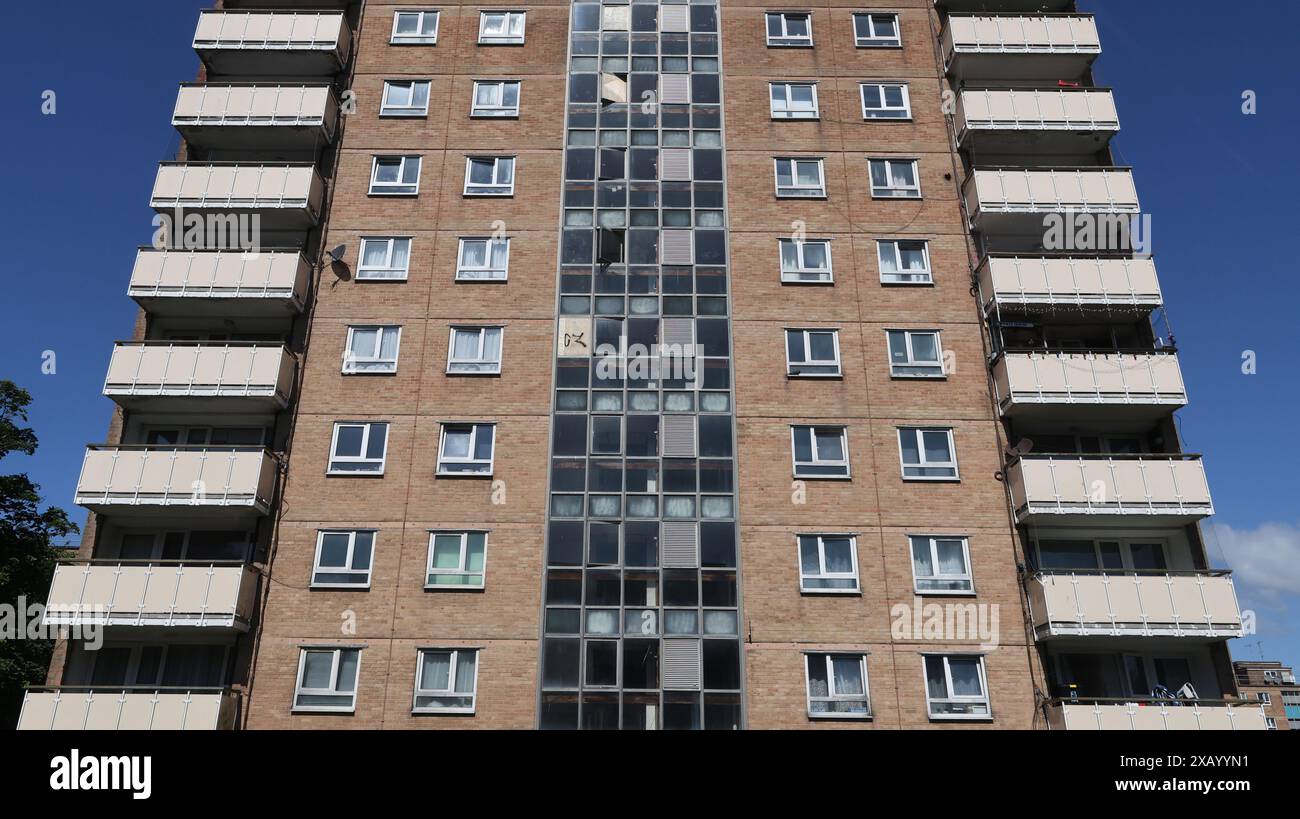 Council housing in Brighton, UK Stock Photo - Alamy