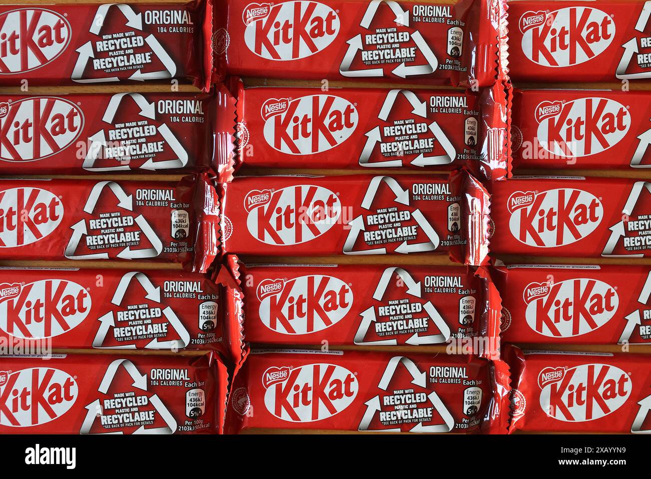 Packets of KitKat Stock Photo - Alamy