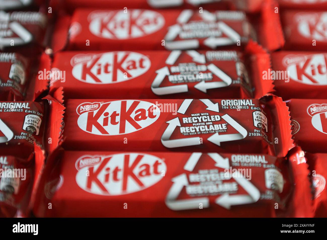 Packets of KitKat Stock Photo - Alamy