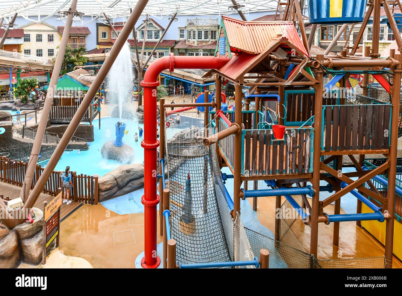 Alton Towers, UK. 8th June, 2024. A look around the Alton Towers ...